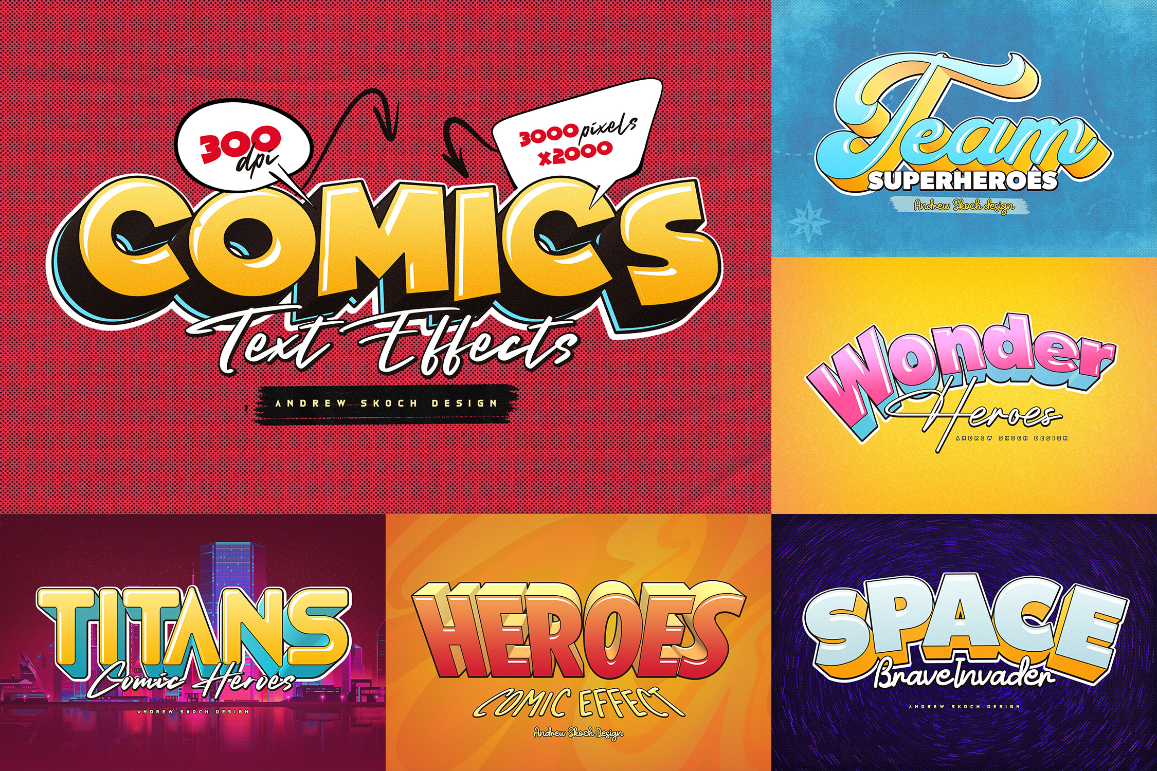 Comic Text Effects, Add-ons | GraphicRiver